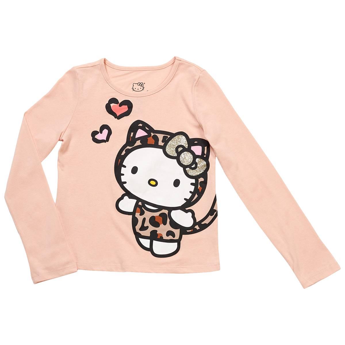 Click here for Girls (7-12) Hello Kitty(R) Long Sleeve Leopard Ou... prices