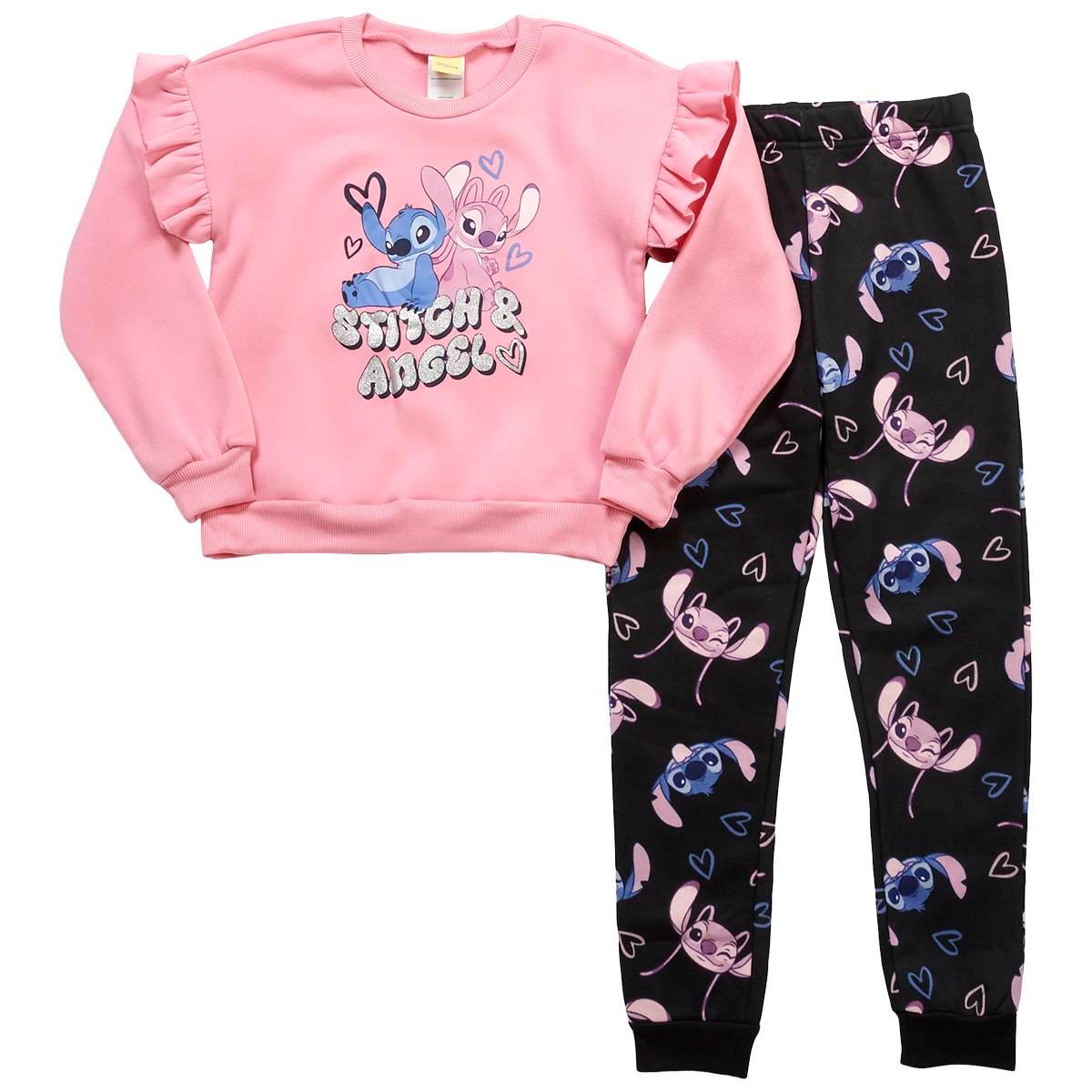 Click here for Girls (7-12) Disney Stitch & Angel Heart Sweatshir... prices