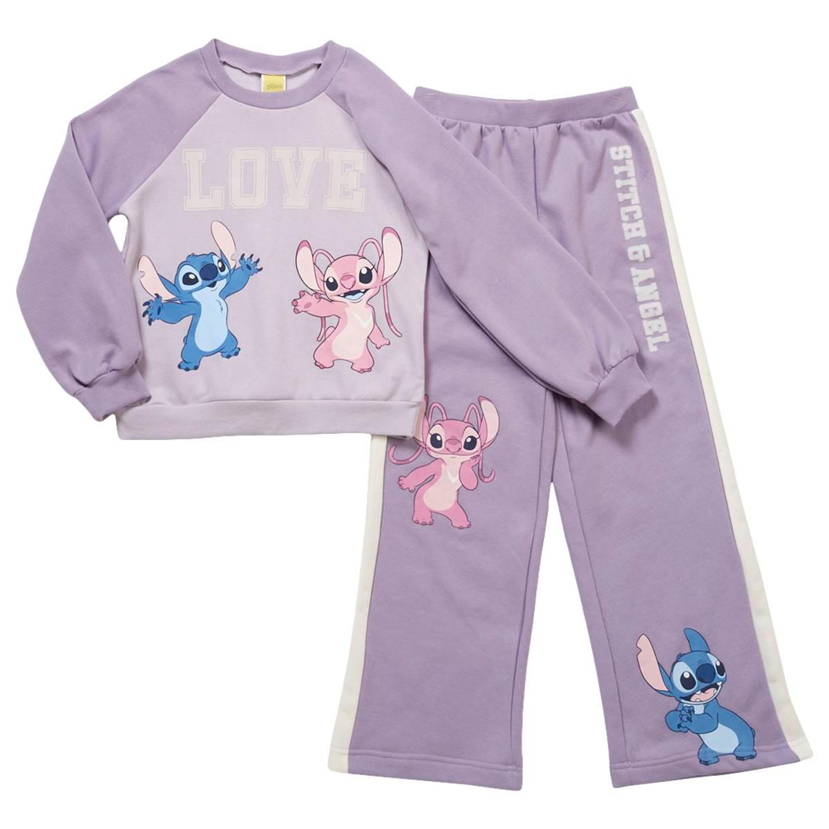 Click here for Girls (7-12) Disney Stitch & Angel Love Crewneck &... prices