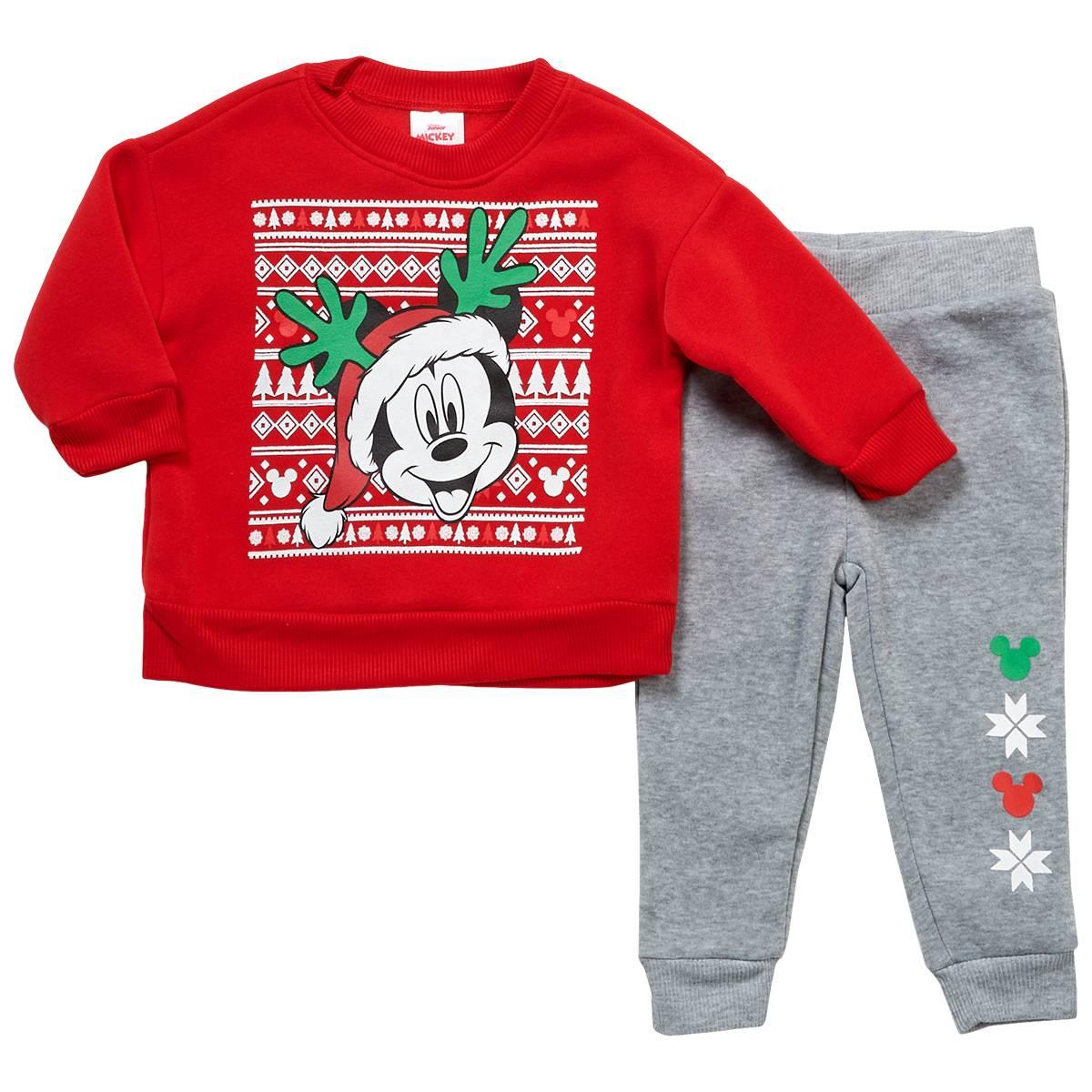 Click here for Baby Boy (12-24M) Disney Mickey Holiday Sweatshirt... prices