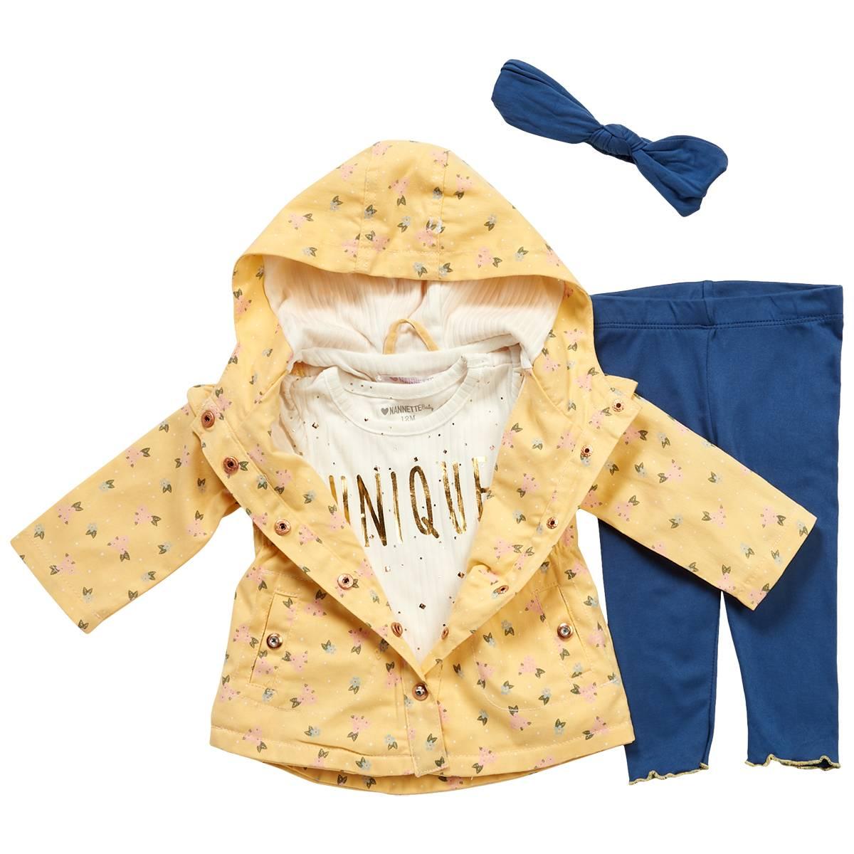 Click here for Baby Girl (12-24M) Nannette Floral Jacket/Unique T... prices