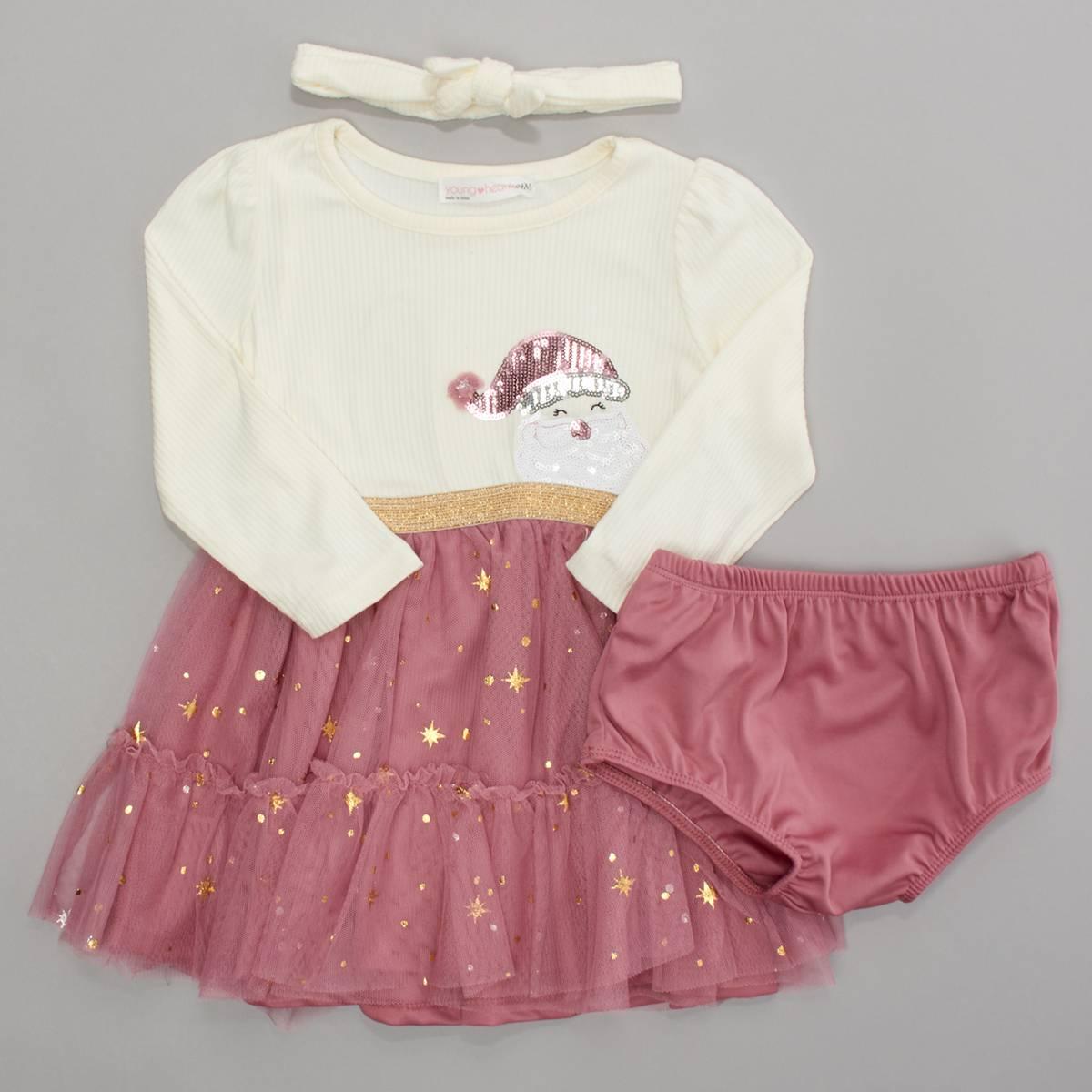 Click here for Baby Girl (12-24M) Young Hearts Santa Tutu Dress &... prices