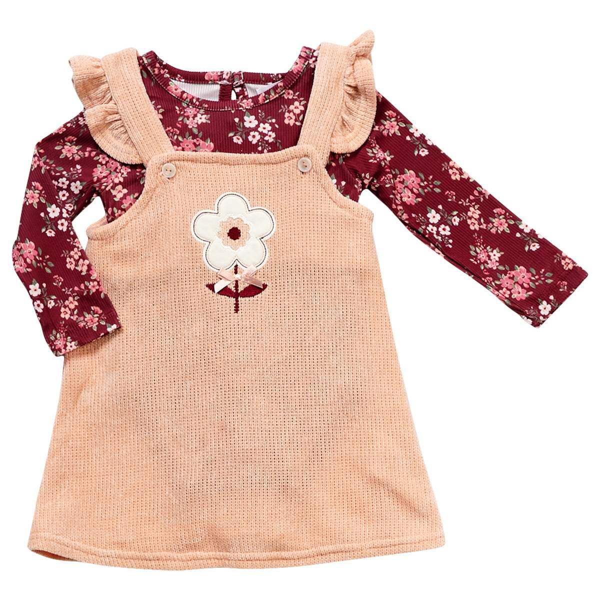 Click here for Baby Girl (12-24M) Young Hearts Floral Bodysuit &... prices