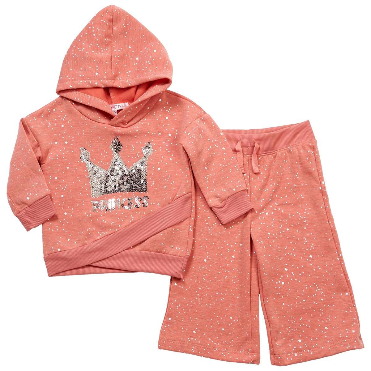 Click here for Baby Girl (12-24M) Nannette Baby Princess Hoodie &... prices