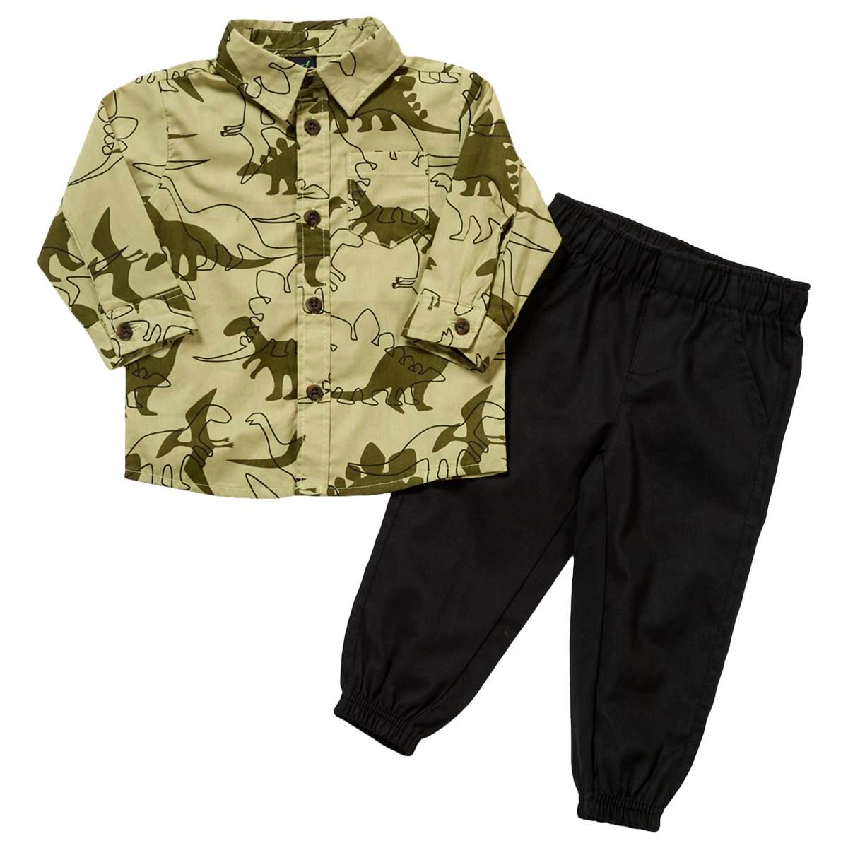 Click here for Baby Boy (12-24M) Baby Rebels(R) Dinosaur Long Sle... prices