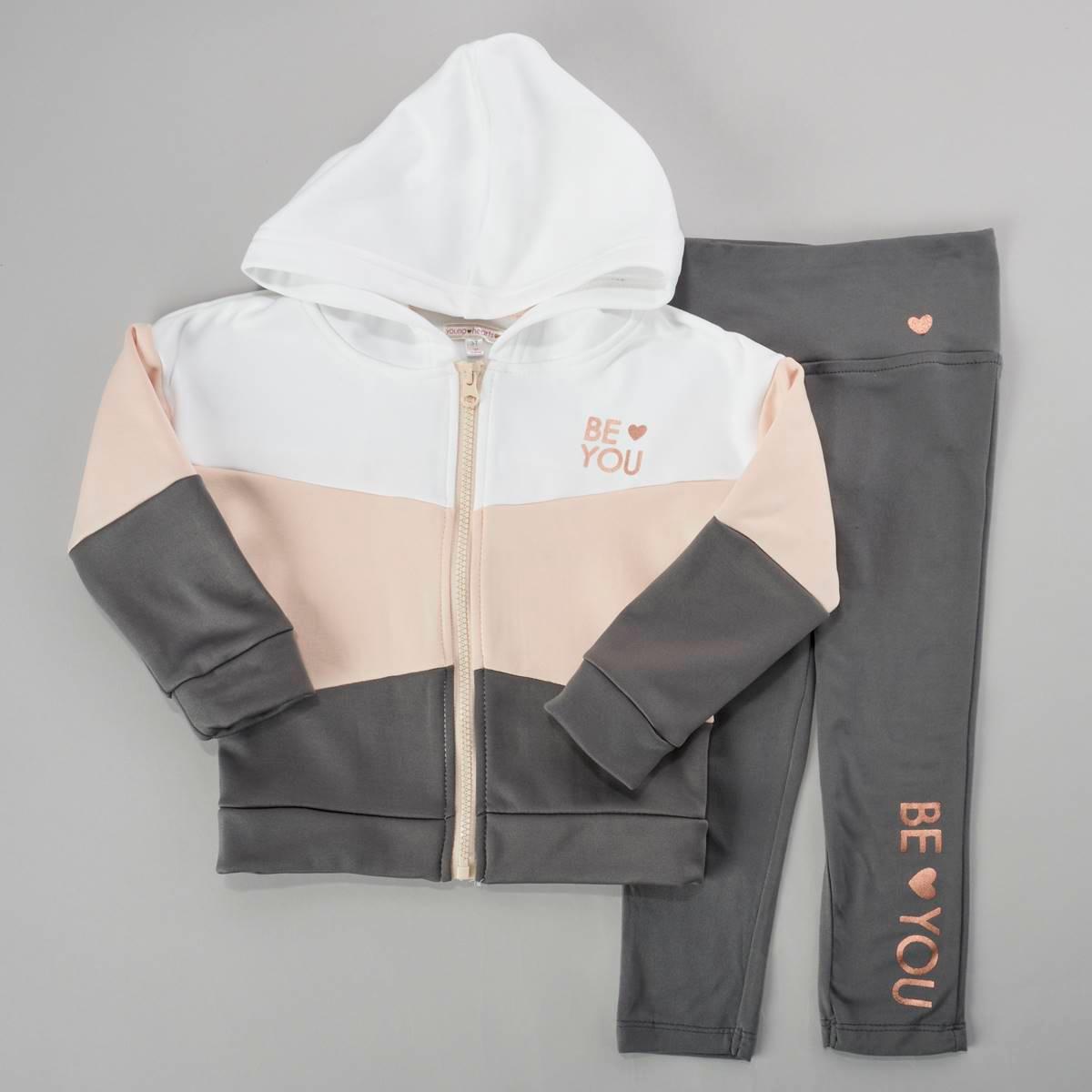 Click here for Toddler Girl Young Hearts Color Block Be You Jacke... prices