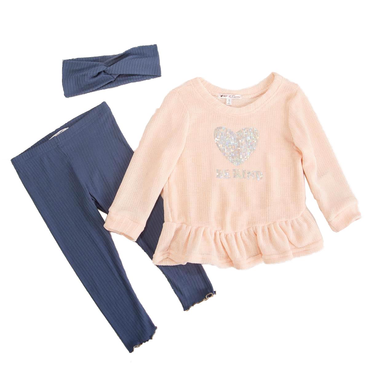 Click here for Toddler Girl Nannette 2pc. Heart Be Kind Leggings... prices