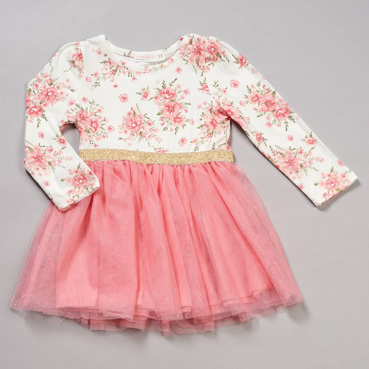 Click here for Toddler Girl Young Hearts Long Sleeve Floral Spark... prices