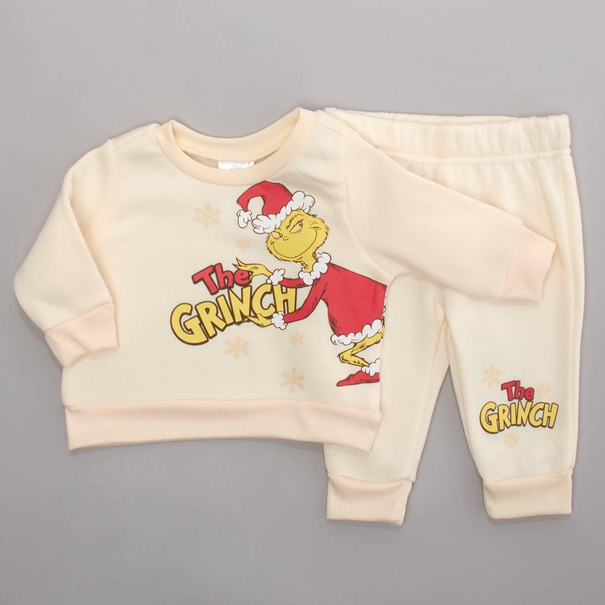 Click here for Baby Unisex (NB-9M) The Grinch Sweatshirt & Jogger... prices