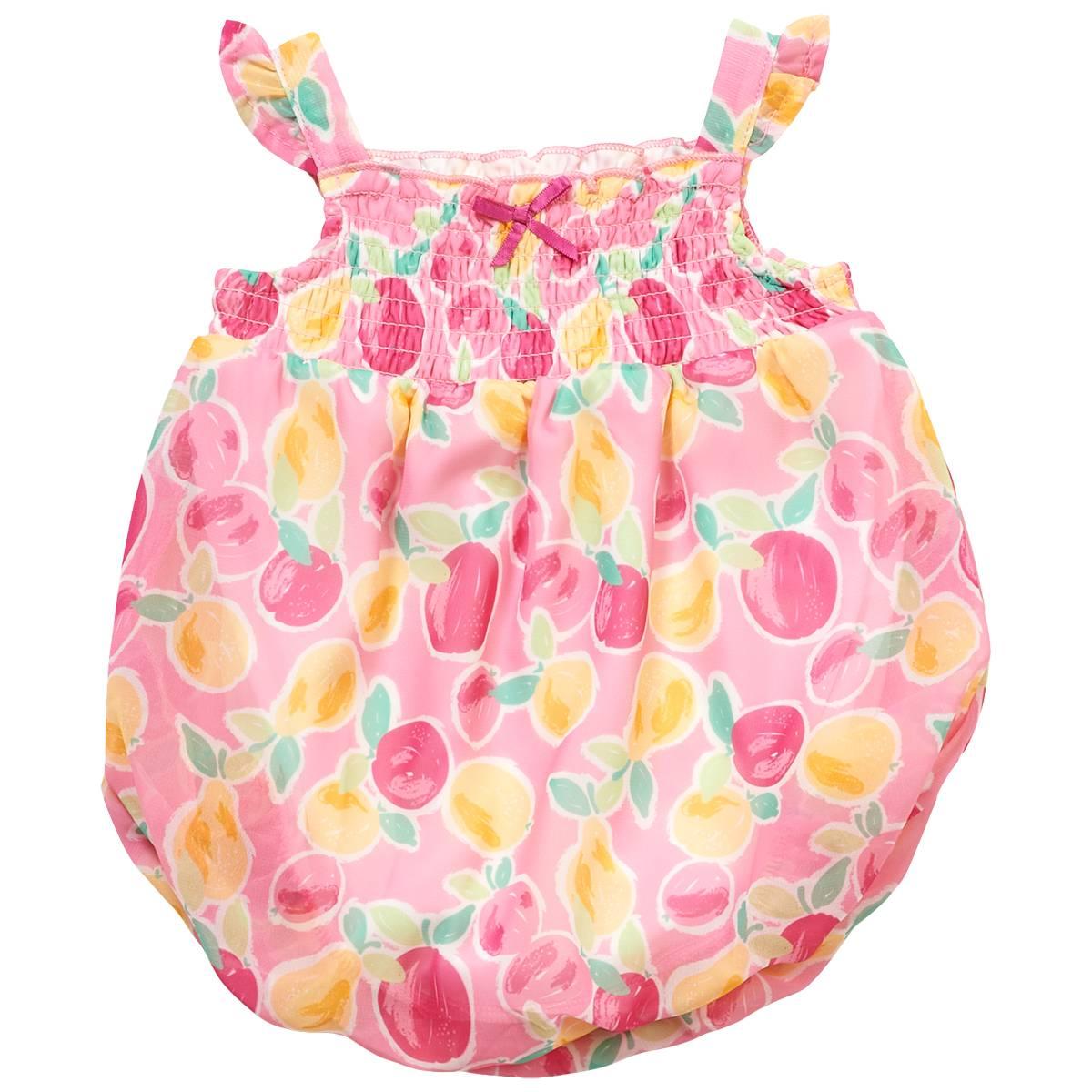 Click here for Baby Girl (NB-9M) Nannette Chiffon Fruit Bubble Ro... prices