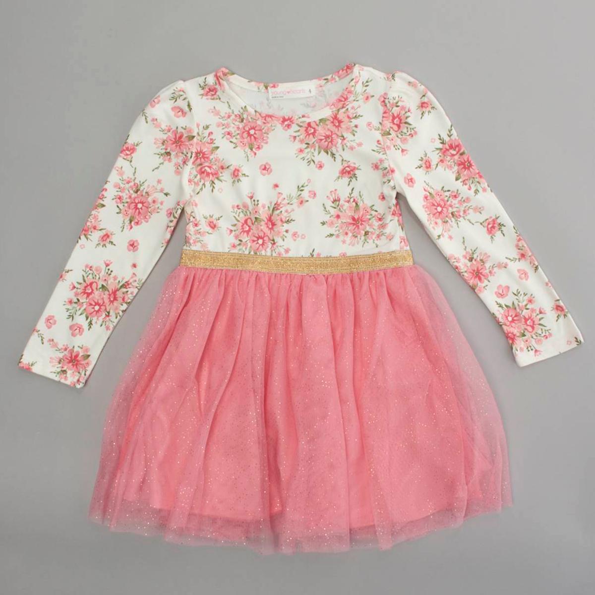 Click here for Girls (4-6x) Young Hearts Long Sleeve Floral Tutu... prices