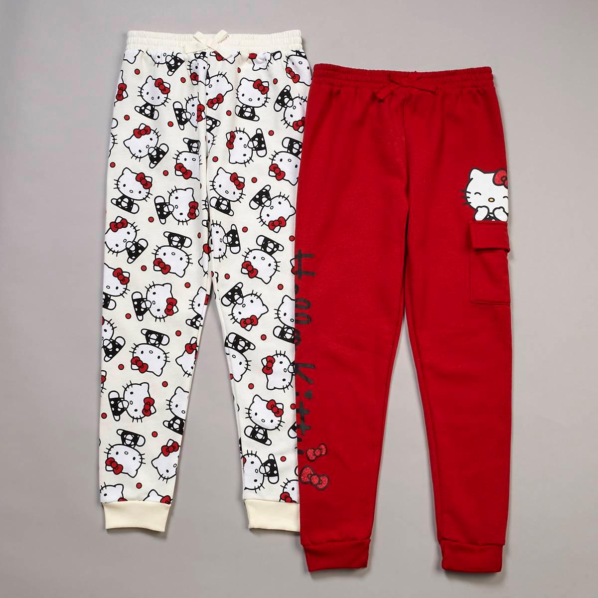 Click here for Girls (7-12) Hello Kitty 2pk. Fleece Lined Joggers prices