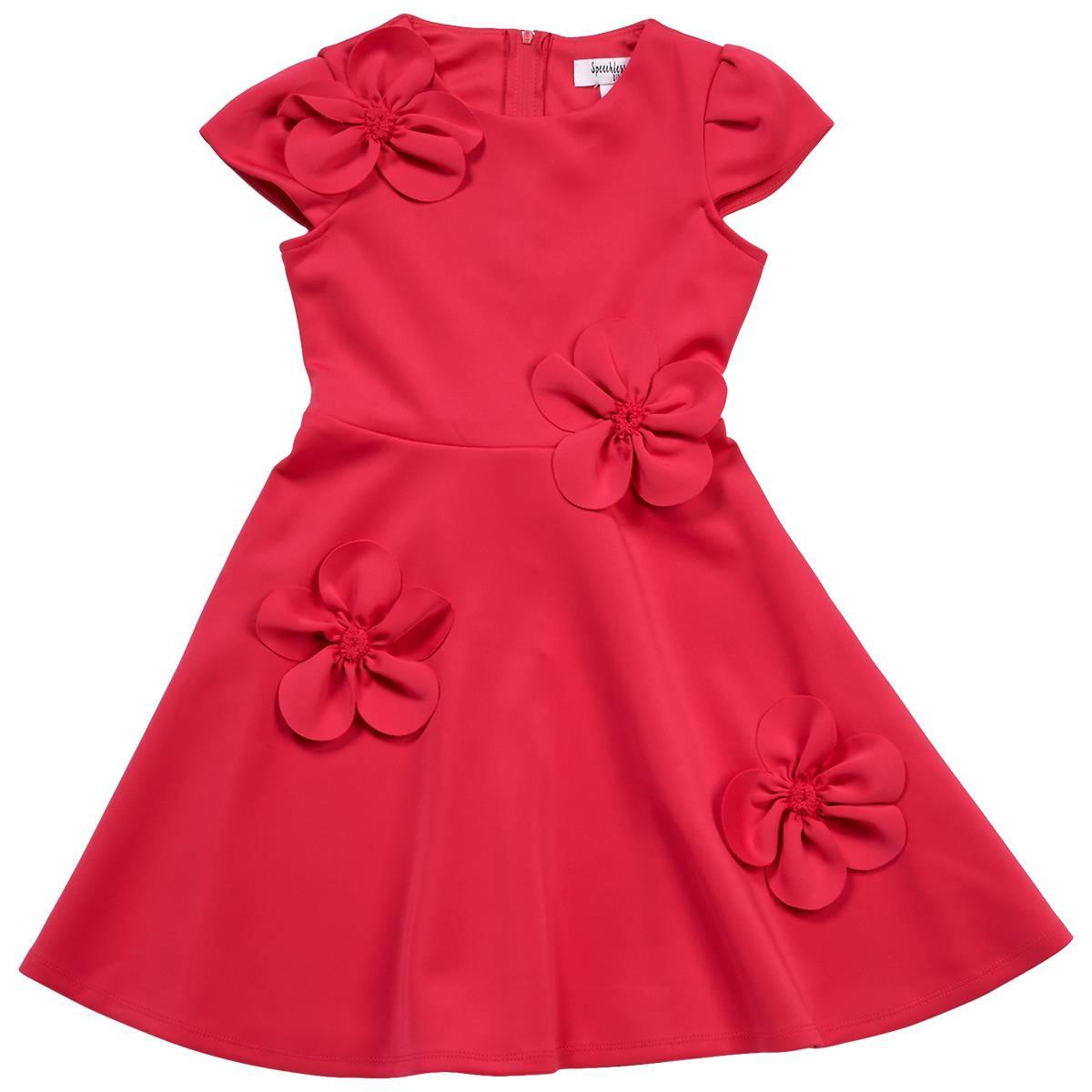 Click here for Girls (7-16) Speechless(R) Flower Cap Sleeve Scuba... prices