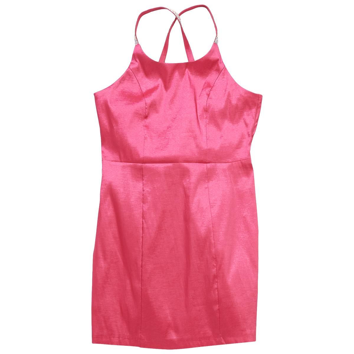 Click here for Girls (7-16) Speechless Jewel Strap Bow Back Dress... prices
