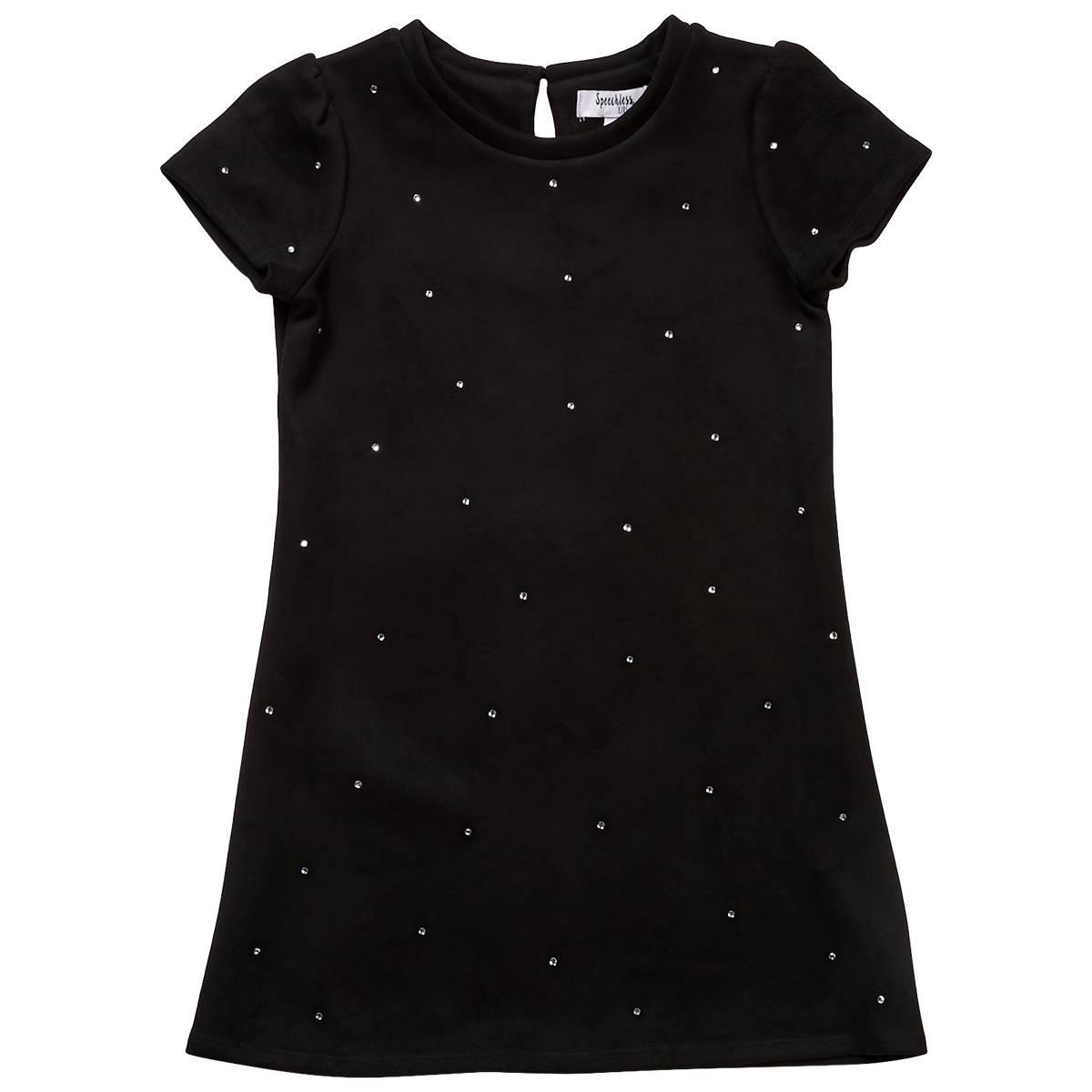 Click here for Girls (7-16) Speechless(R) Short Sleeve Suede Rhin... prices