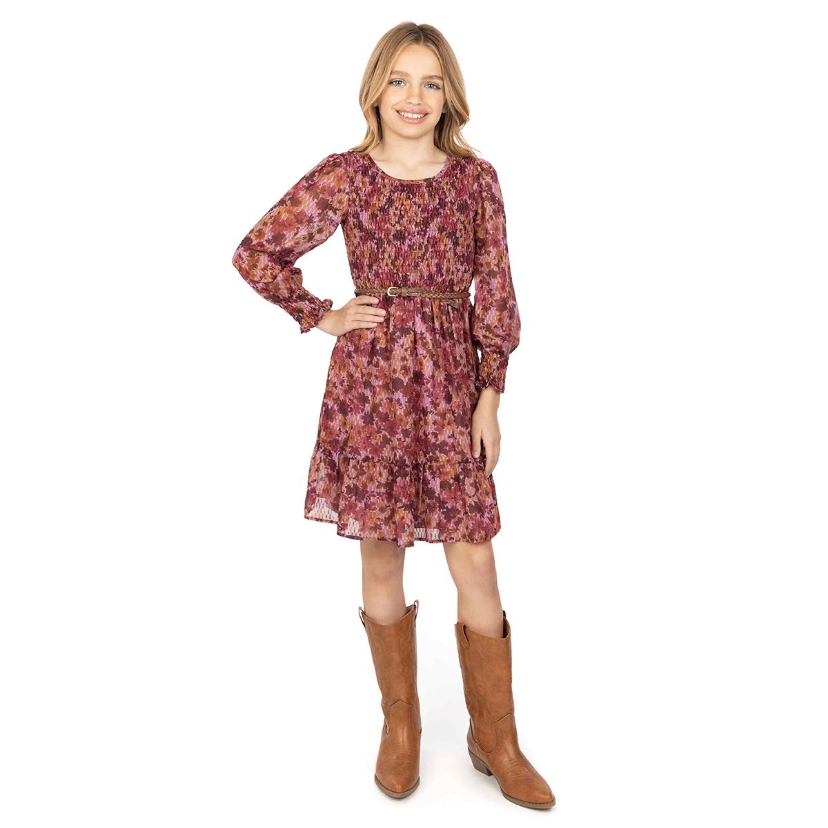 Click here for Girls (7-16) Speechless(R) Long Sleeve Floral Smoc... prices