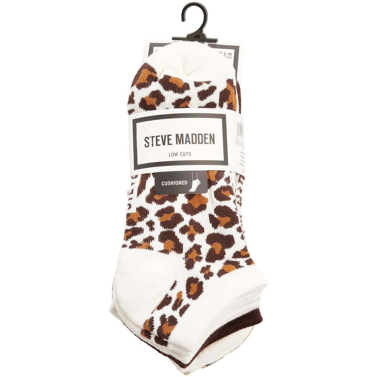 Click here for Womens Steve Madden 6pk. Leopard Low Cut Socks prices