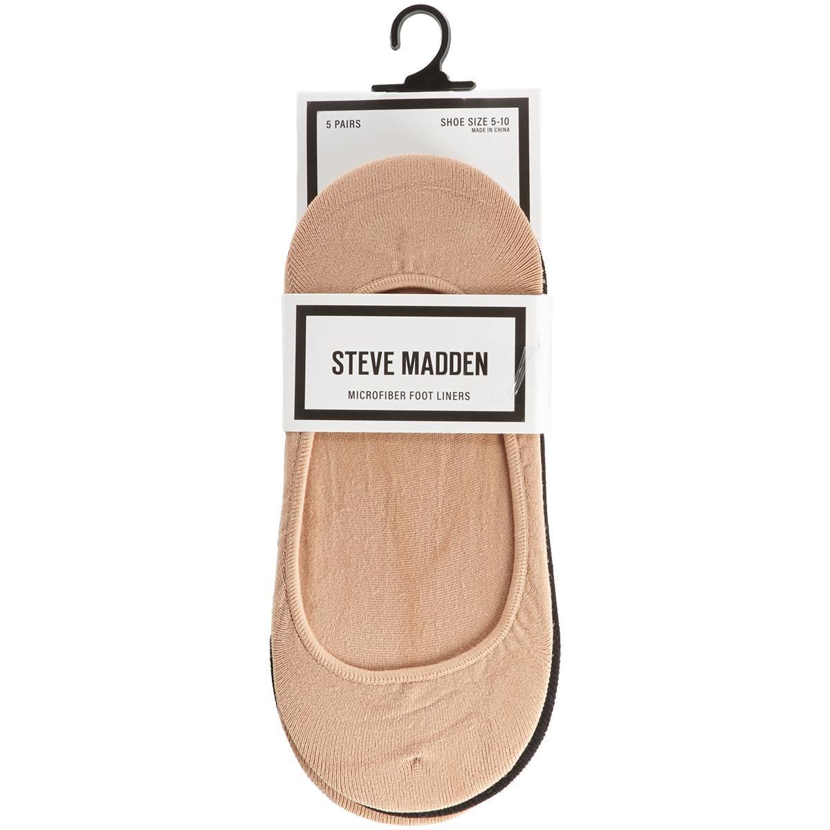 Click here for Womens Steve Madden 5pk. Sneaker Liner Socks prices