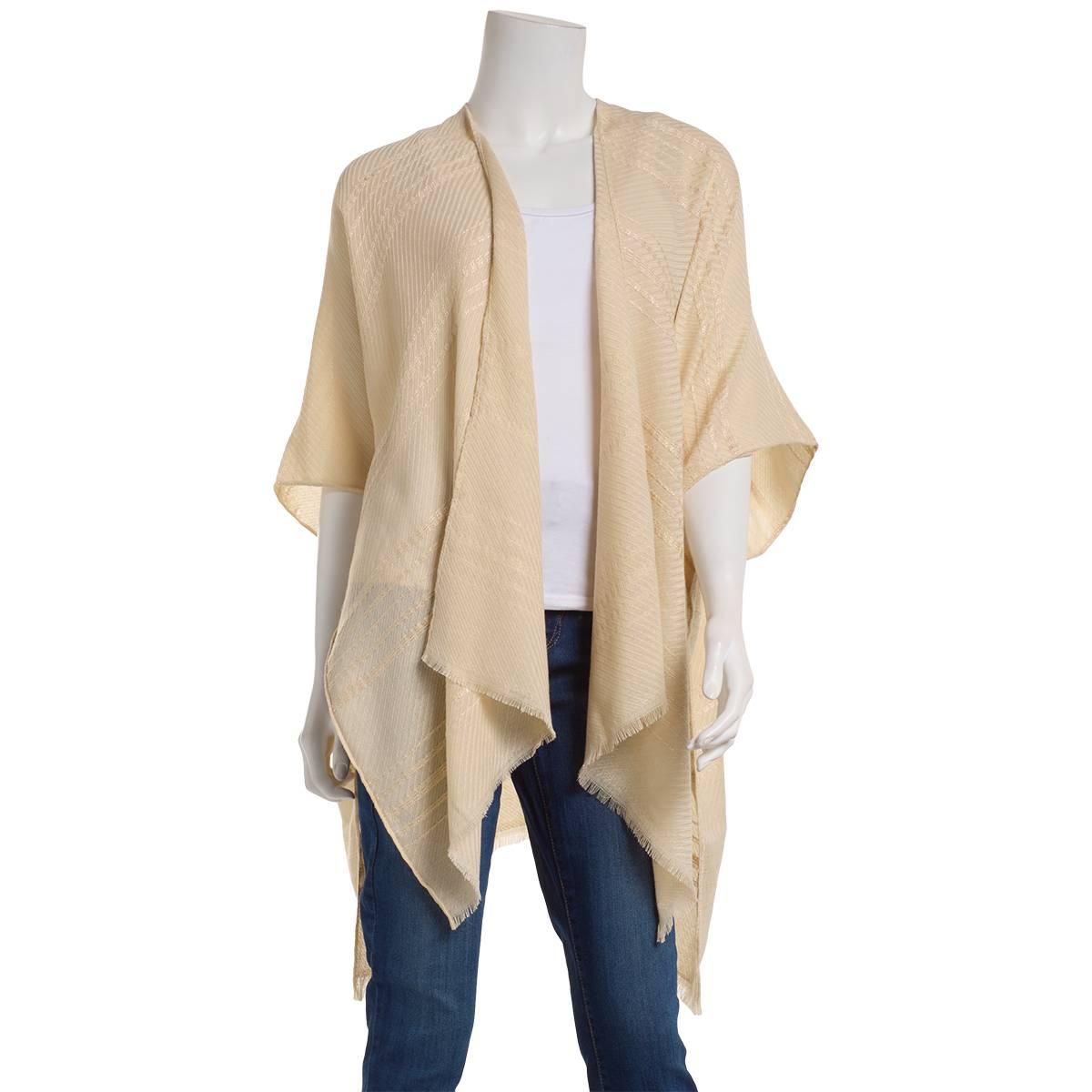 Click here for Womens Anne Klein Textured Solid Ruana prices