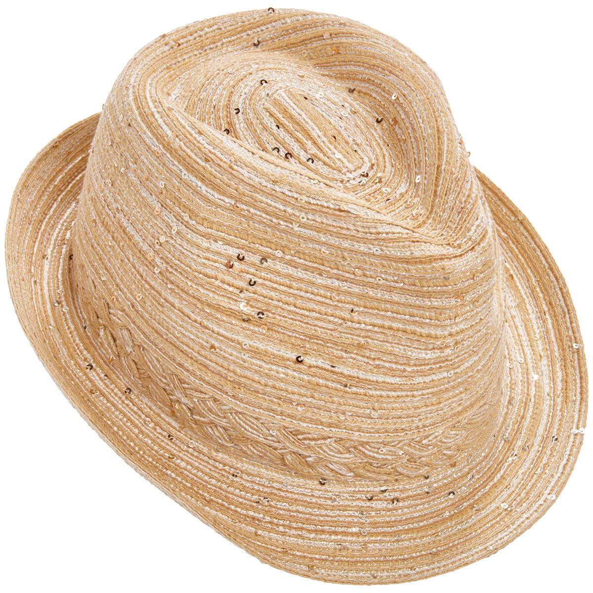 Click here for Womens Anne Klein Multi Sequin Fedora Hat prices