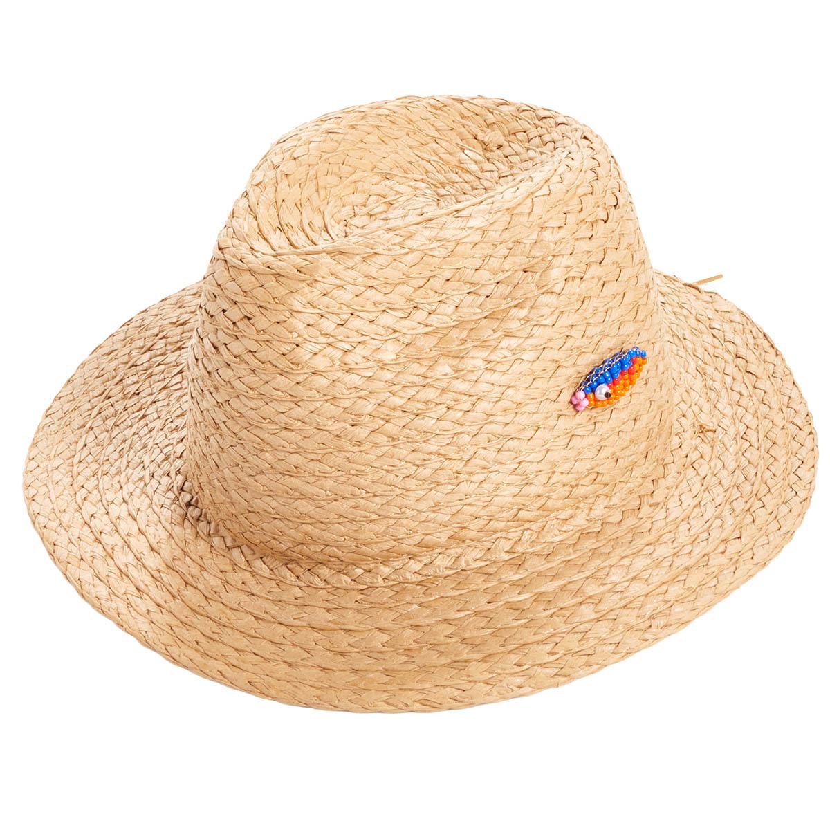 Click here for Womens Betsey Johnson Bead Fish Panama Hat prices