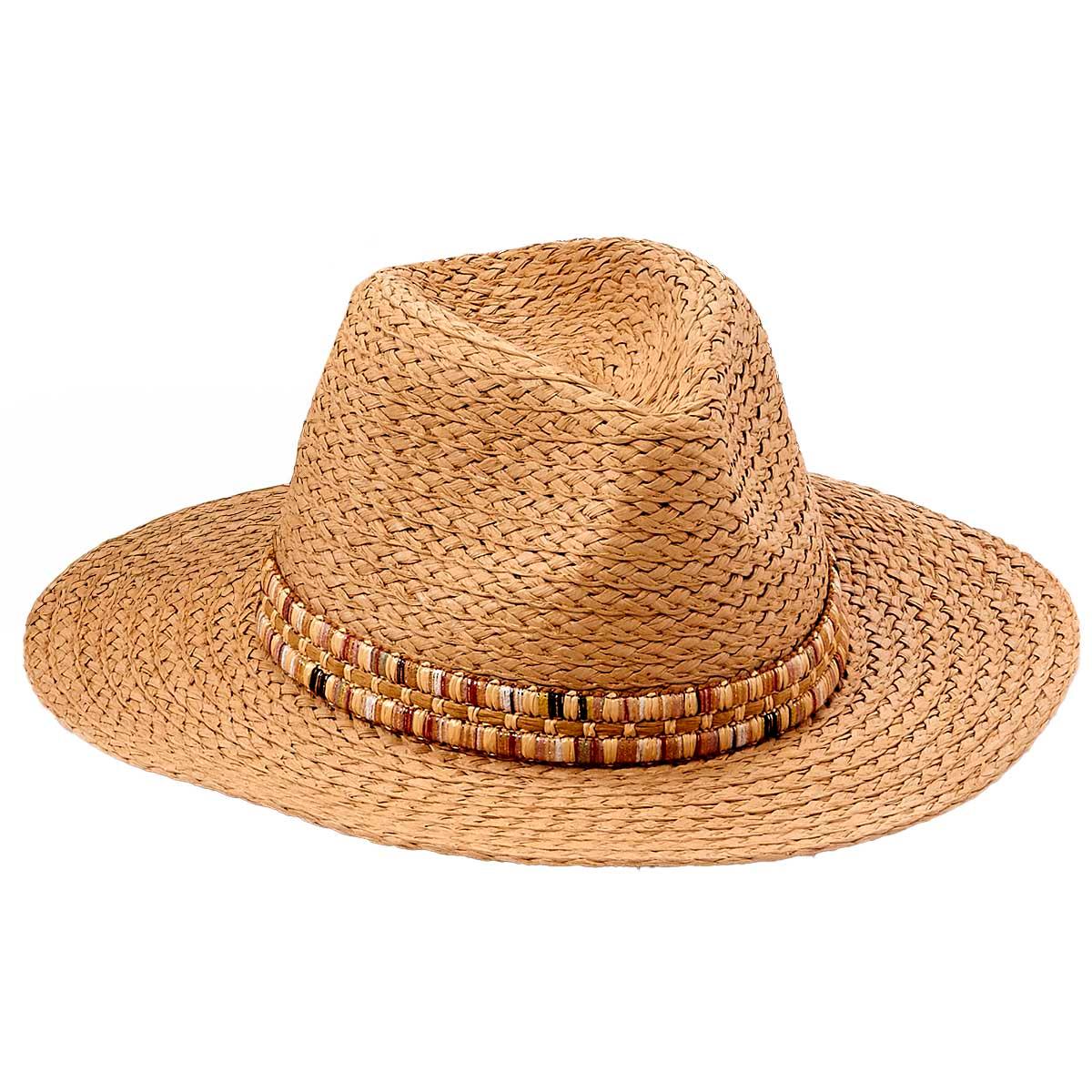 Click here for Womens Steve Multi Trim Panama Fedora prices