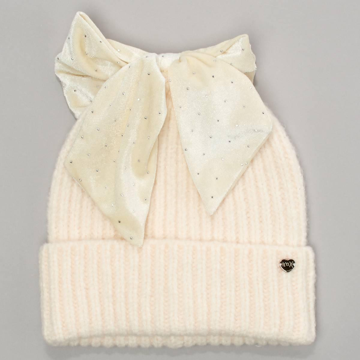 Click here for Womens Betsey Johnson Velvet Bow Beanie prices