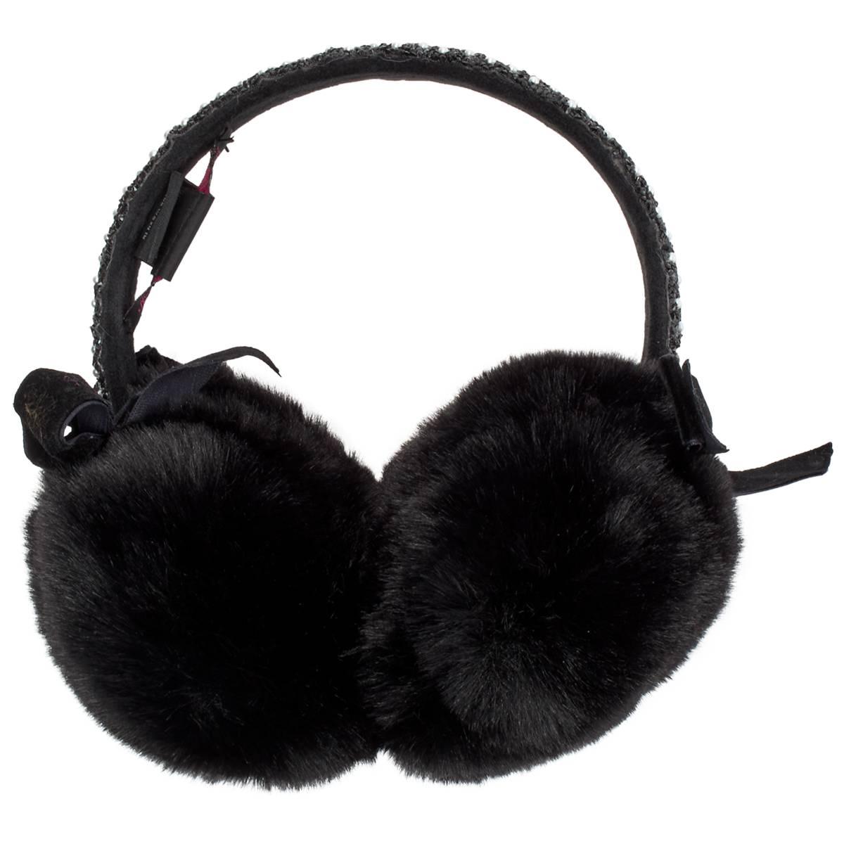 Click here for Womens Betsey Johnson Bedazzled Band Bow Earmuff prices