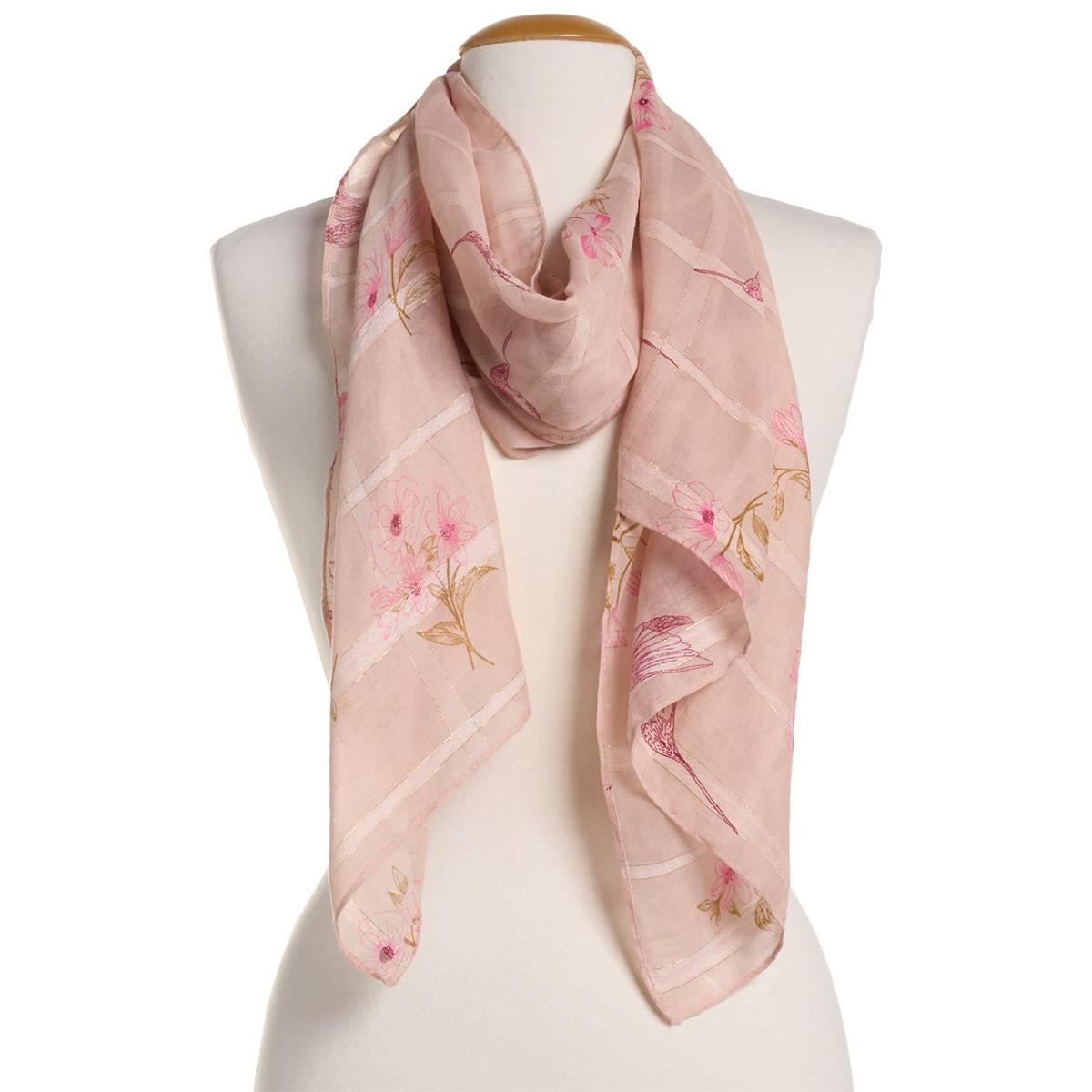 Click here for Womens Anne Klein Bird Blooms Oblong Scarf prices