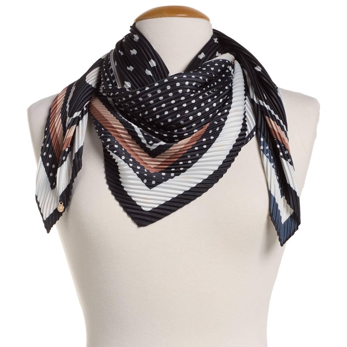 Click here for Womens Anne Klein Pleated Polka Dot Scarf prices
