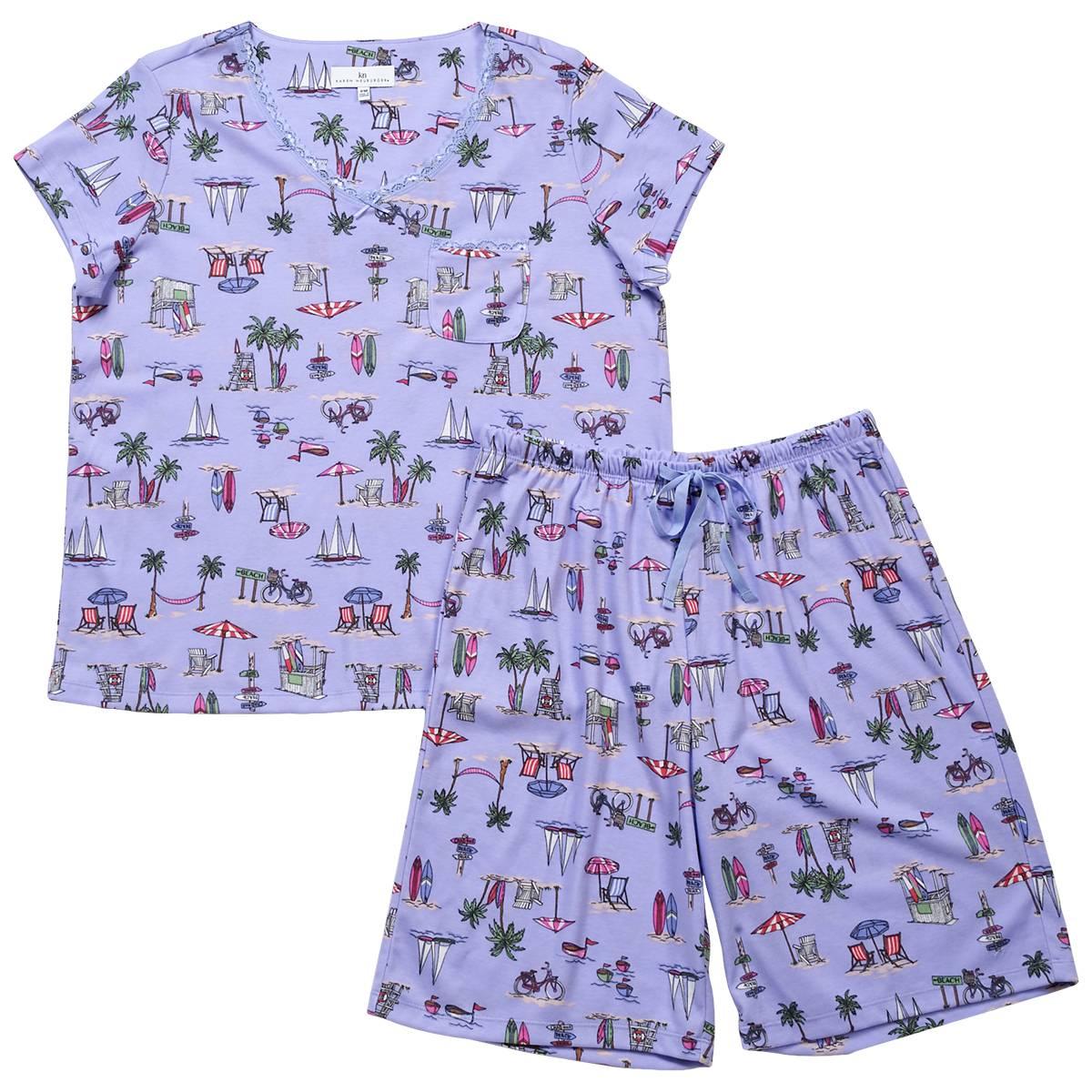 Click here for Plus Size Karen Neuburger Short Sleeve Beach Bermu... prices