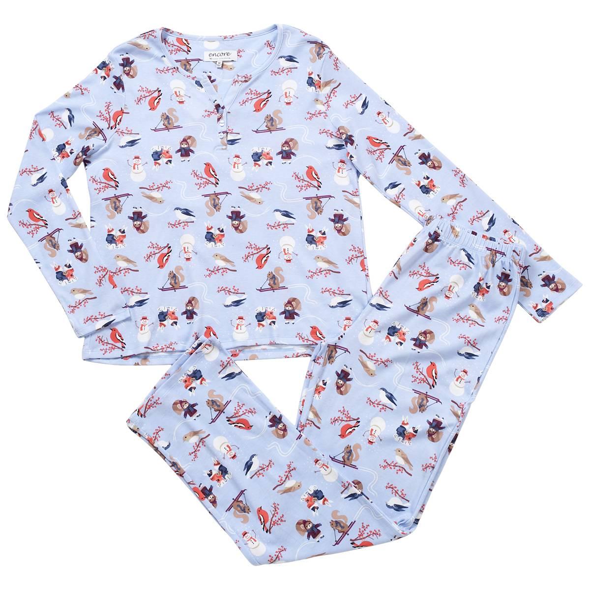 Click here for Womens Karen Neuburger Winter Animals Pajama Set prices