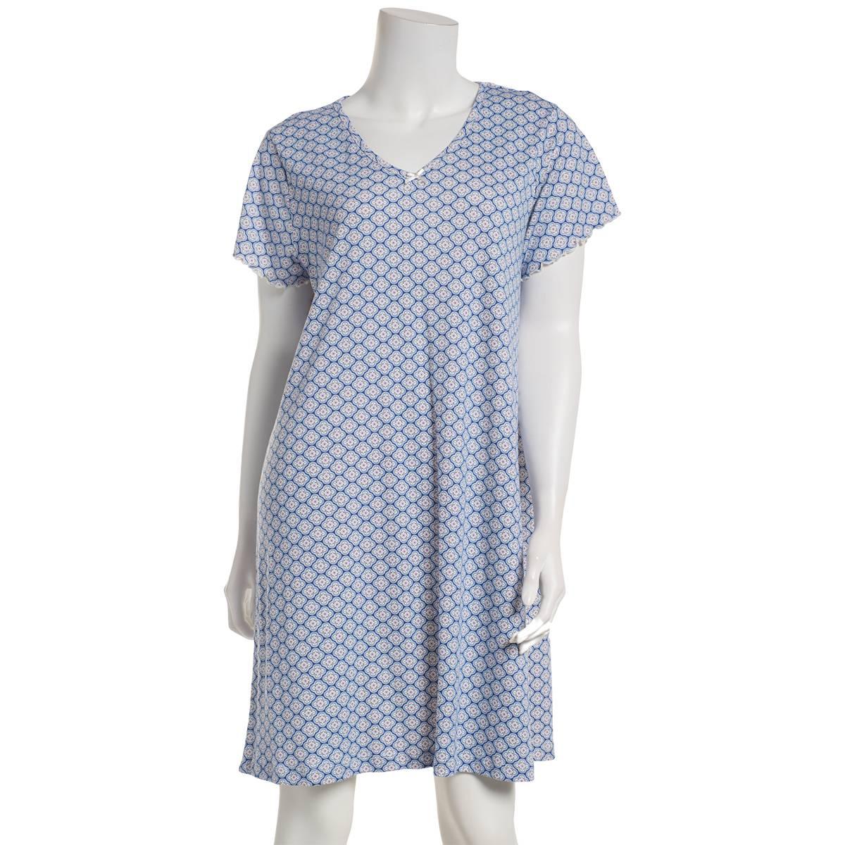 Click here for Womens Karen Neuburger Short Sleeve Petal Geometri... prices
