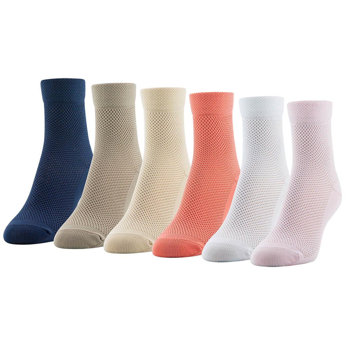 Click here for Womens Gold Toe(R) 6pk. Fishnet Quarter Socks prices