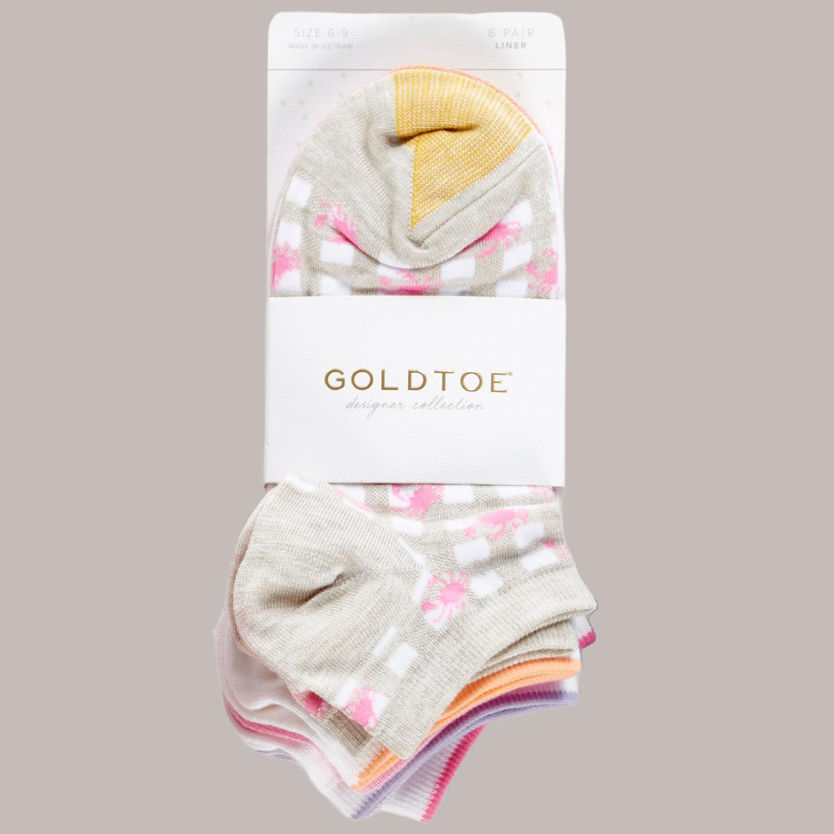 Click here for Womens Gold Toe(R) 6pk. Low Country Liner Socks prices