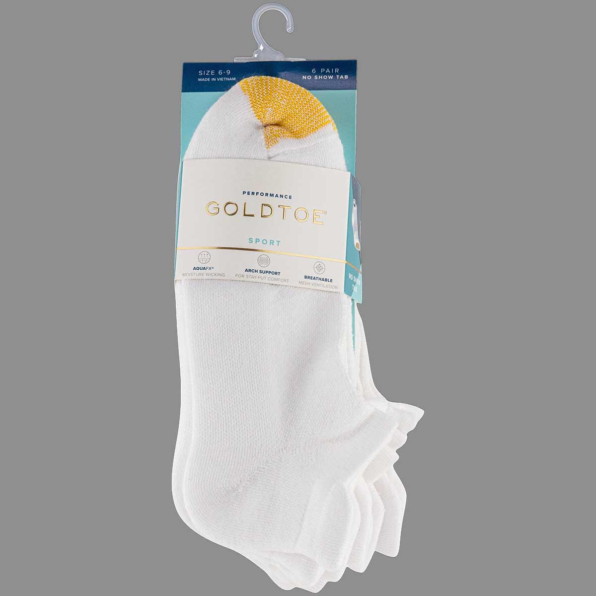 Click here for Womens Gold Toe(R) 6pk. Honeycomb Tab No Show Sock... prices