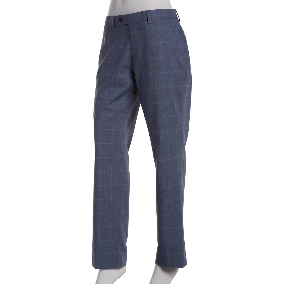 Click here for Mens Tommy Hilfiger Plaid Suit Pants - Grey prices