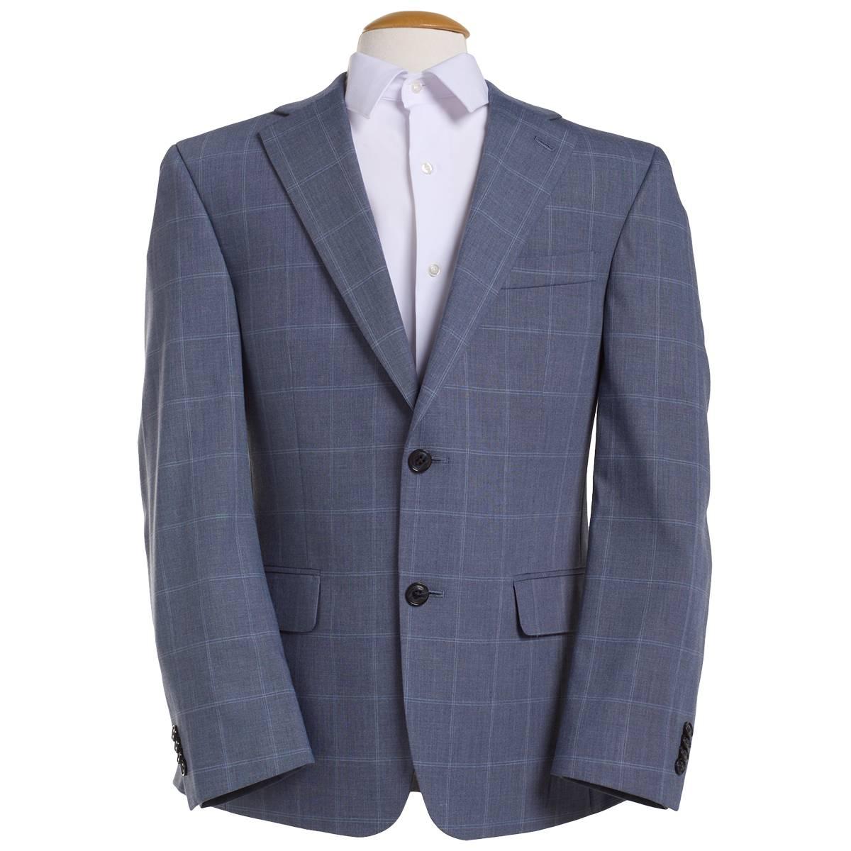 Click here for Mens Tommy Hilfiger Windowpane Suit Jacket prices
