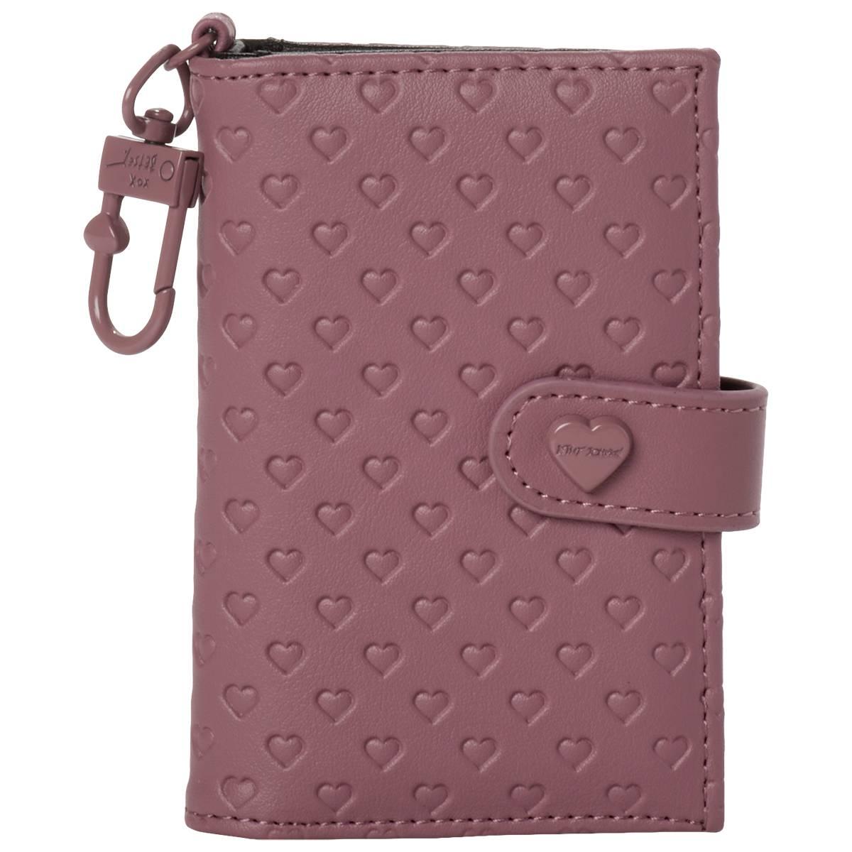 Click here for Womens Betsey Johnson XO Leah Embossed Heart Card... prices