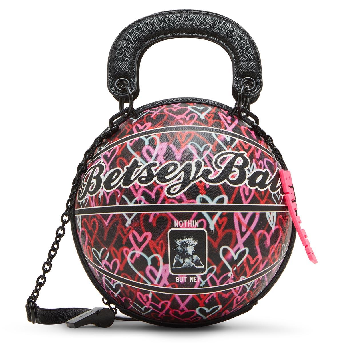 Click here for Betsey Johnson Hearts Betsey Ball Crossbody prices