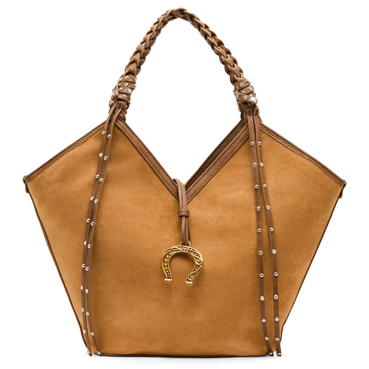 Click here for Betsey Johnson Suede Tulip Tote prices