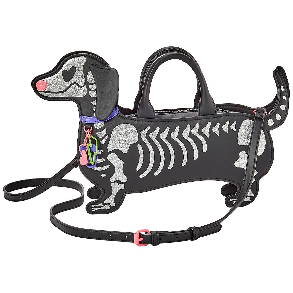 Click here for Betsey Johnson Top Handle Skeleton Dog Crossbody S... prices