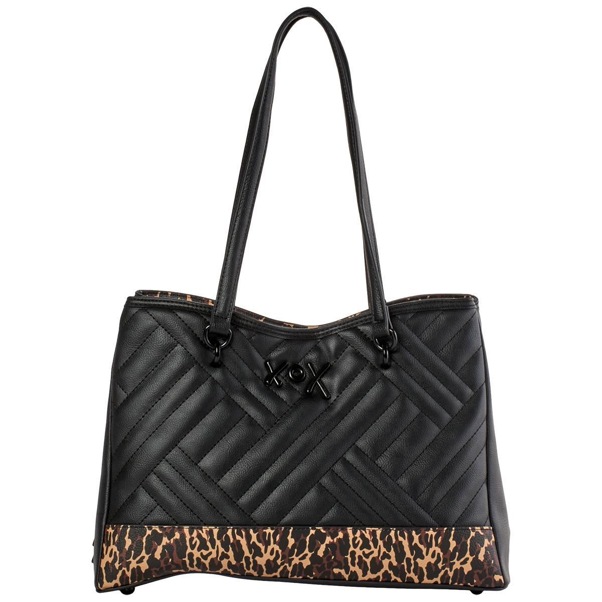 Click here for Betsey Johnson Quilted Leopard Triple Compartment... prices