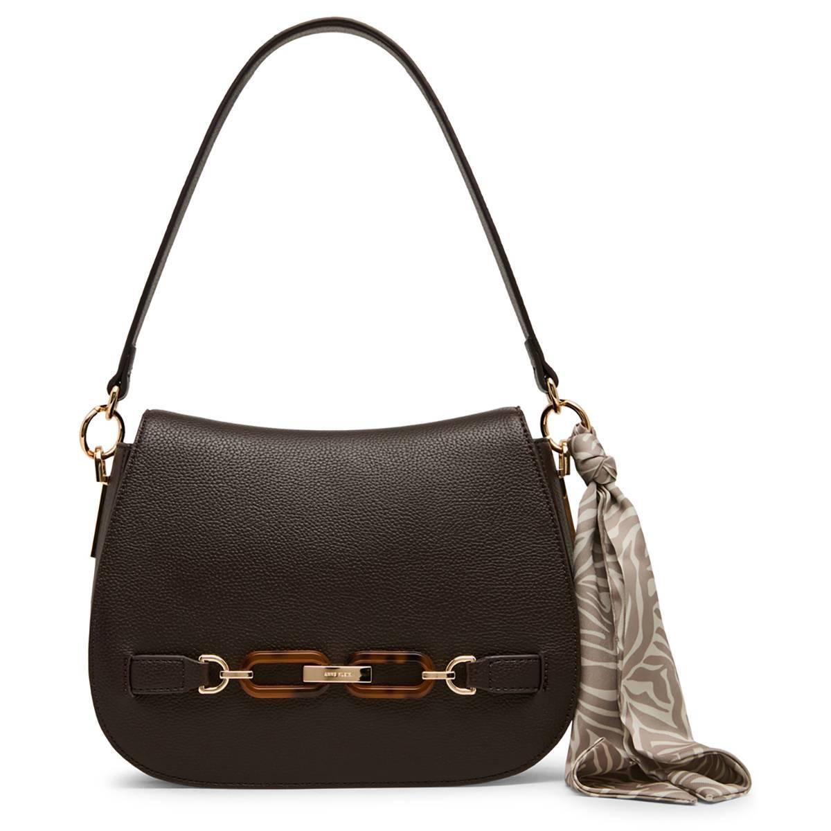 Click here for Anne Klein Flap Shoulder Bag with Scarf prices