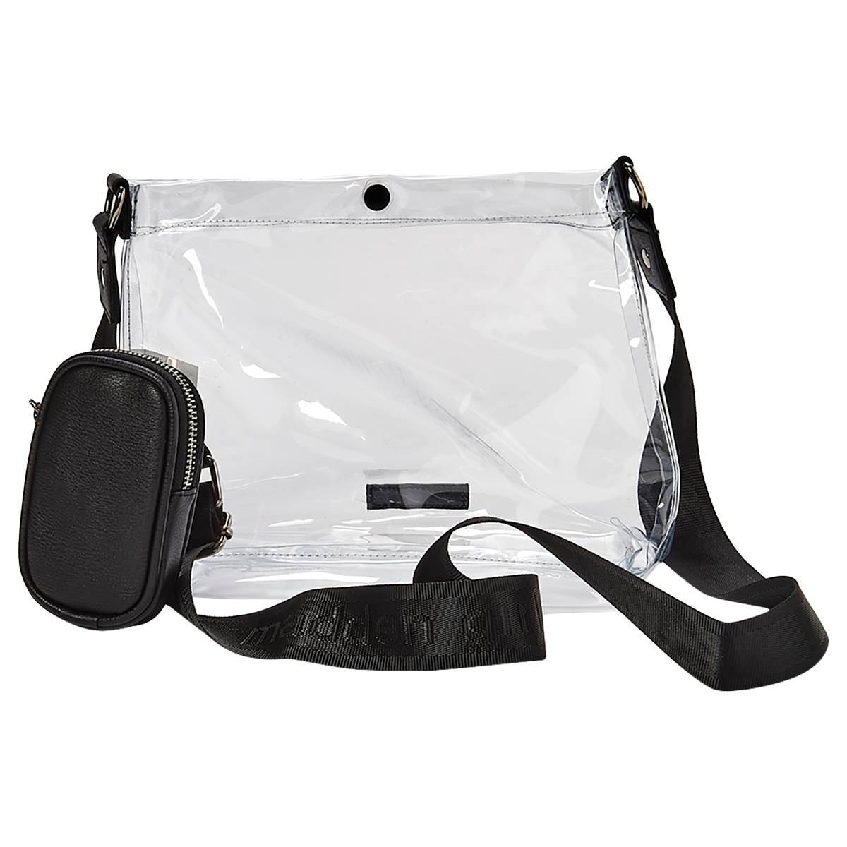 Click here for Madden Girl Clear Vinyl Tote prices