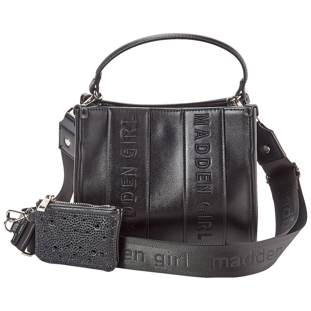 Click here for Madden Girl Logo Mini Tote Bag prices