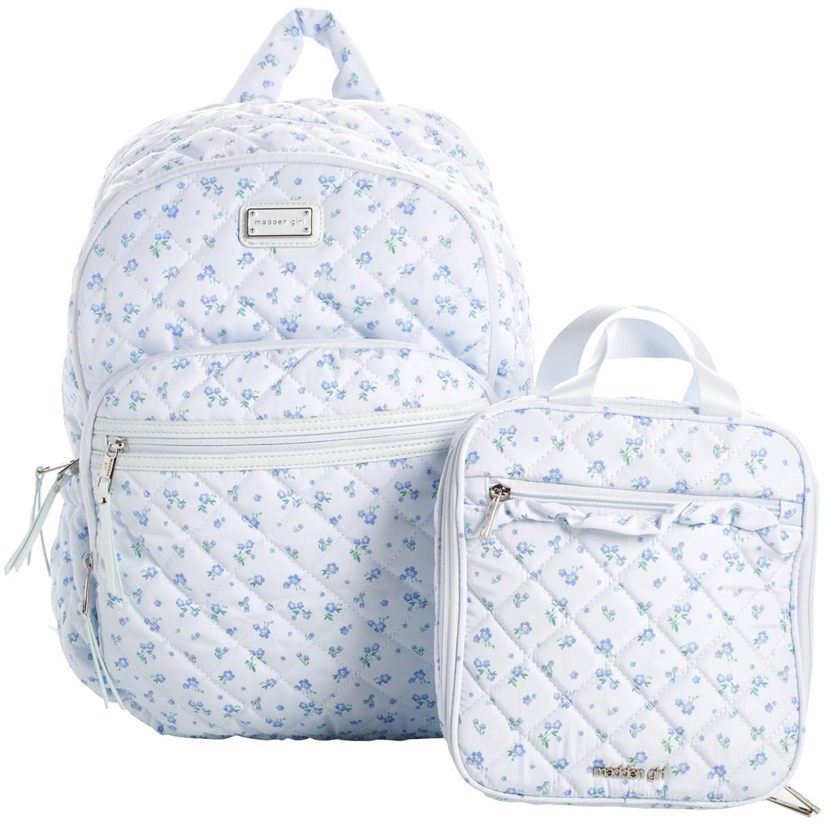 Click here for Womens Madden Girl Quilted Floral Backpack with Lu... prices