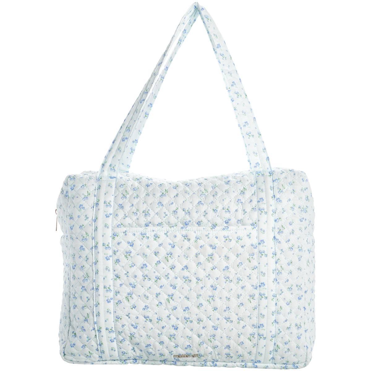 Click here for Madden Girl Quilted Floral Weekender Tote prices