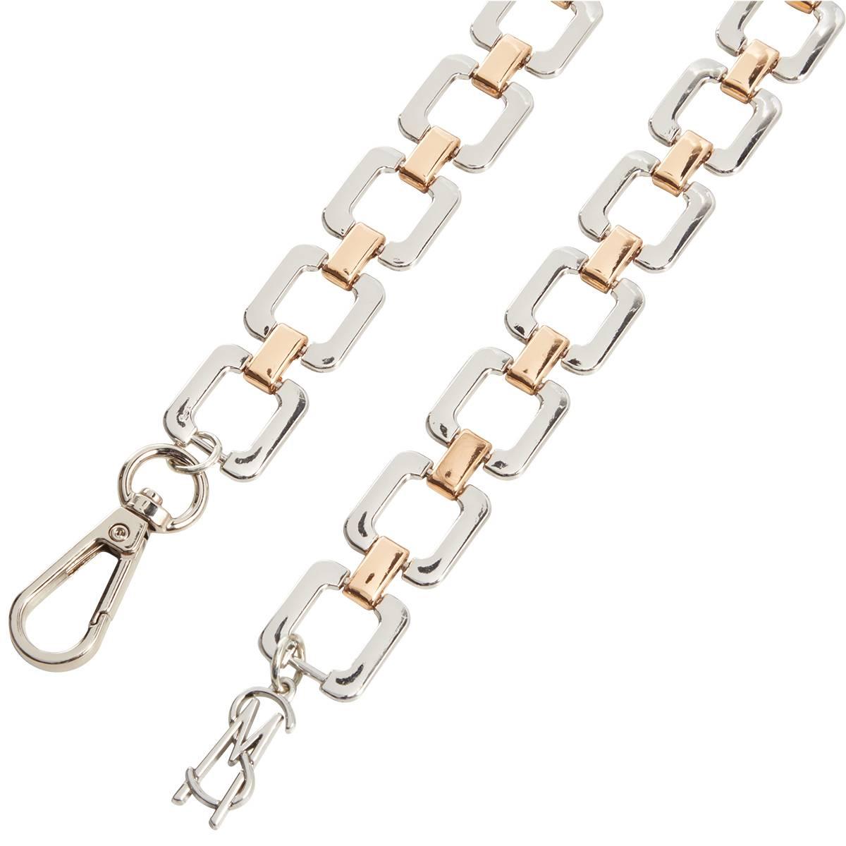 Click here for Womens Steve Madden Square Two-Tone Chain Belt prices
