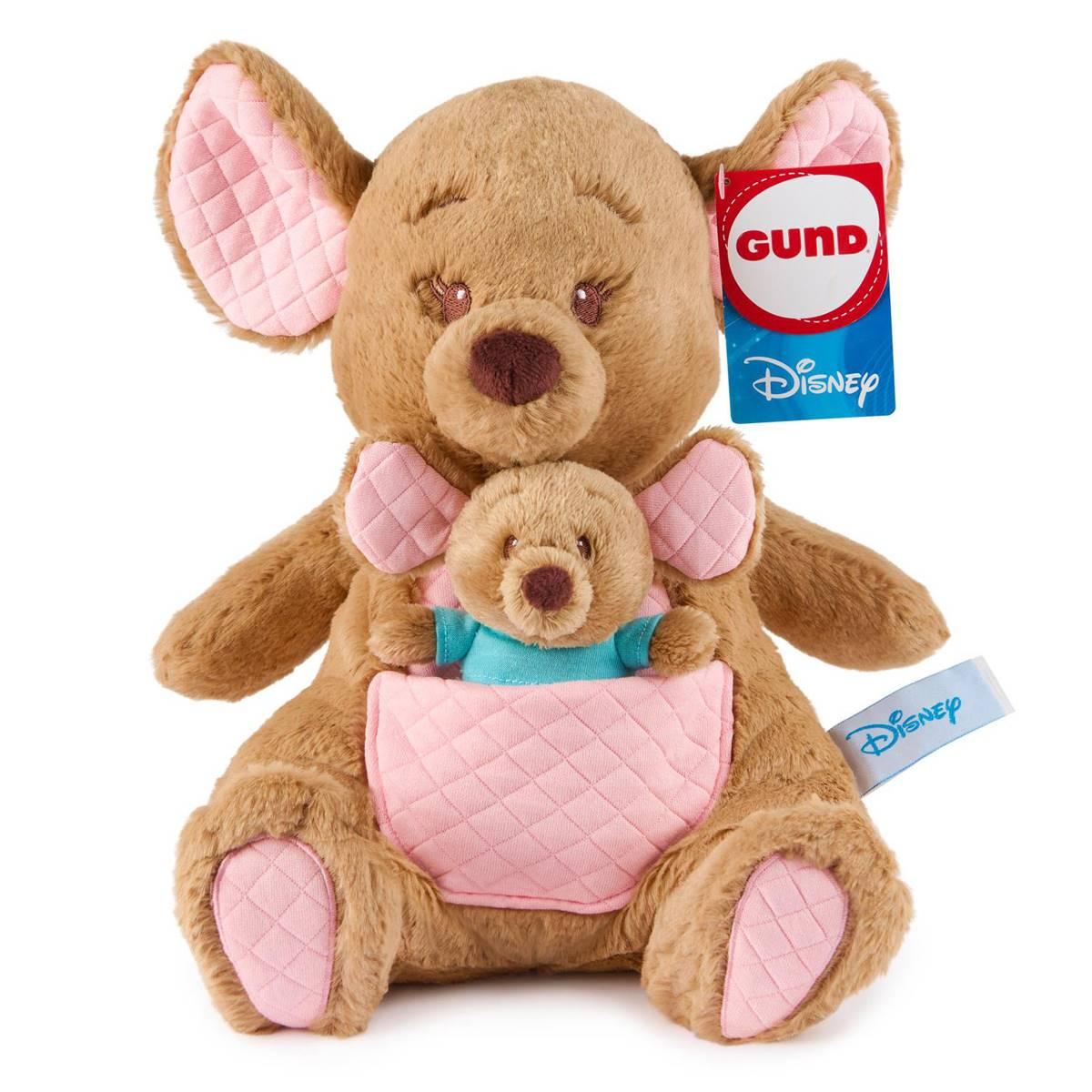 Gund Disney Official Kanga and Roo Oh So Snuggly Plush - Multi Color